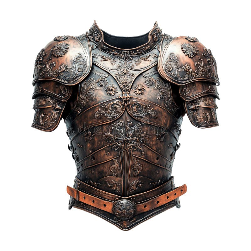 Warrior Chest Armor Shield for Protection in War on Transparent ...