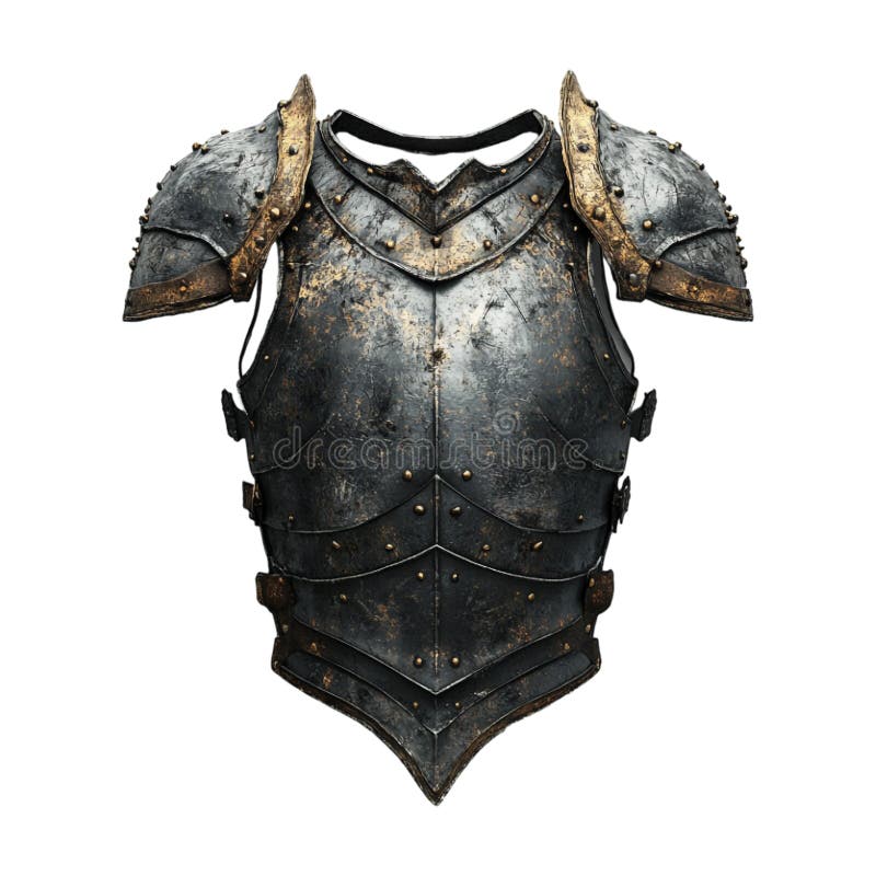 Warrior Chest Armor Shield for Protection in War on Transparent ...