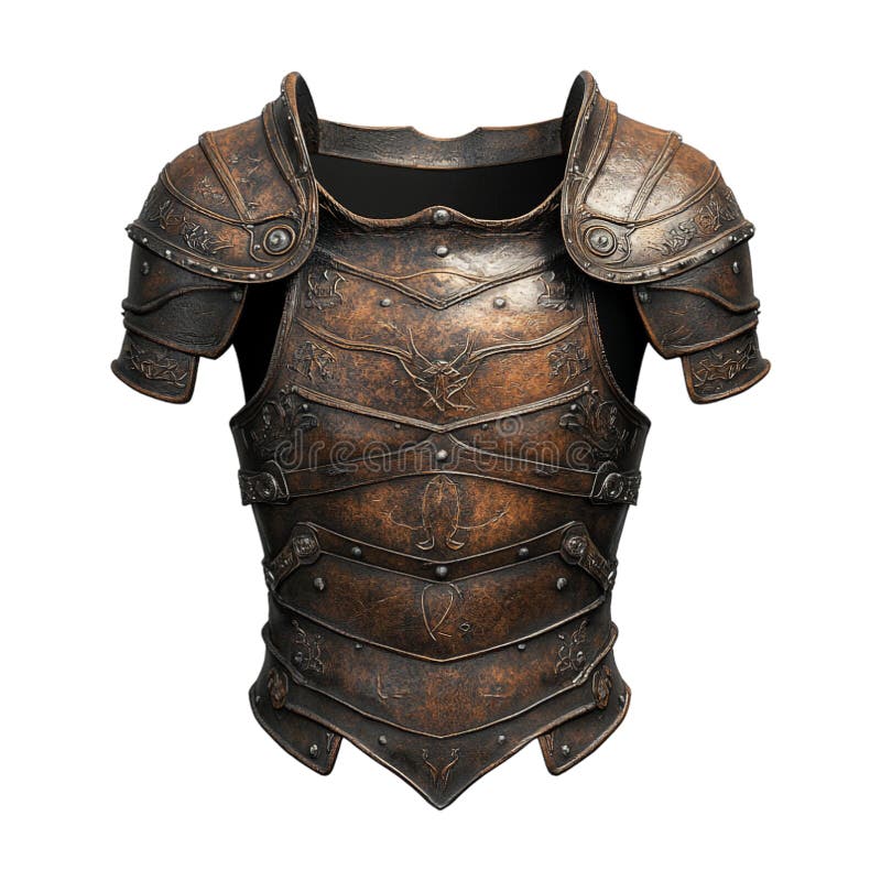 Warrior Chest Armor Shield for Protection in War on Transparent ...