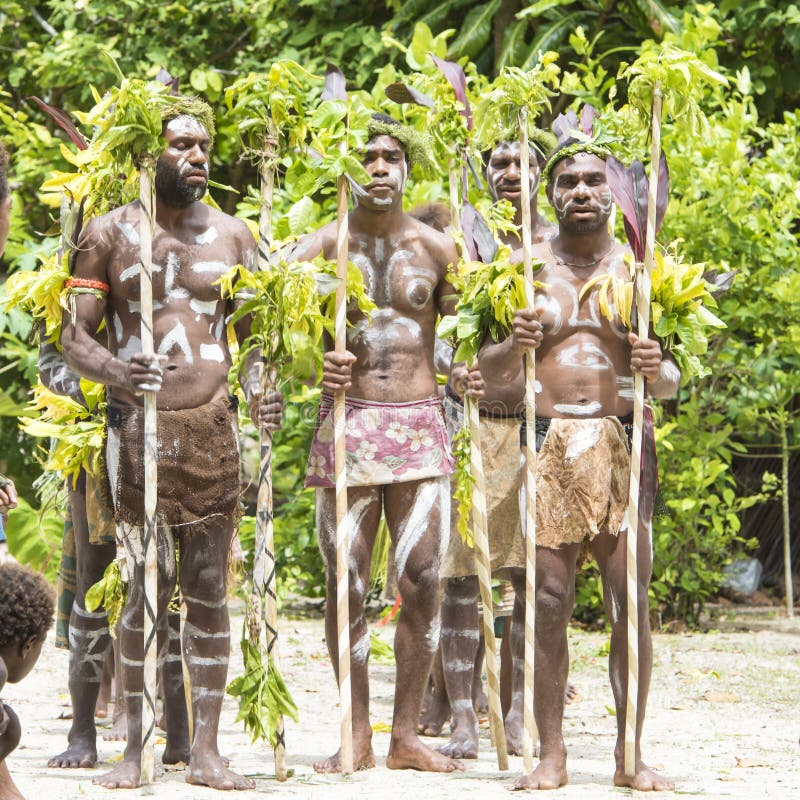 Warrior Dancers Solomon Islands Editorial Photo - Image of strange ...