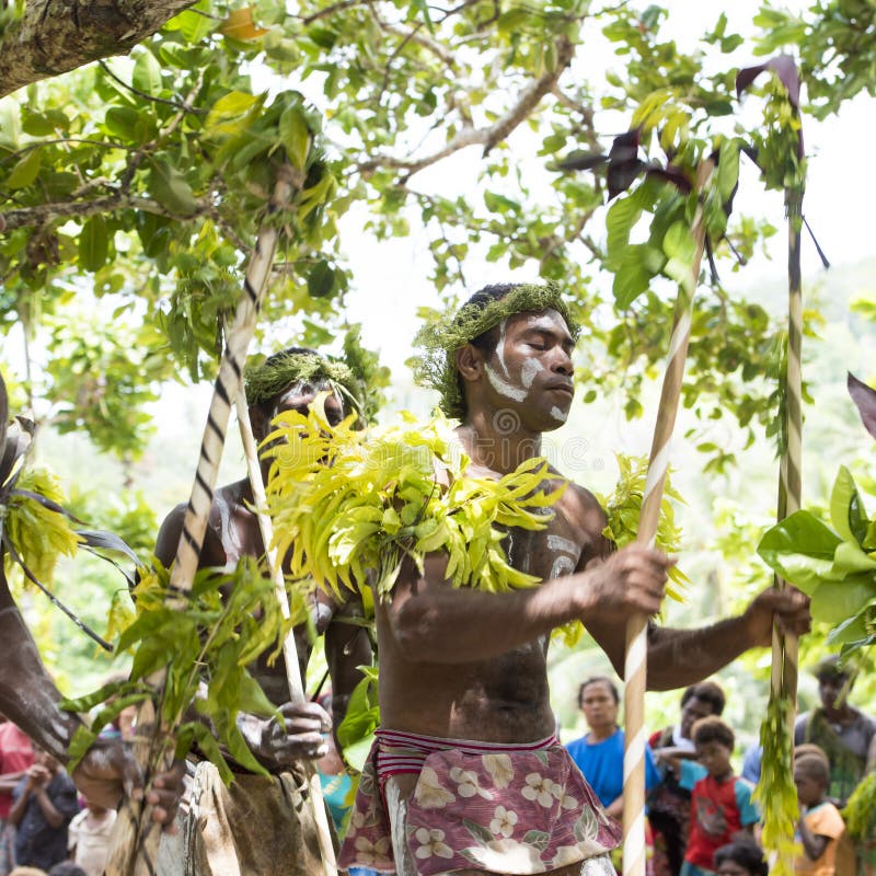 Warrior Dancer Solomon Islands Editorial Image - Image of ocean ...