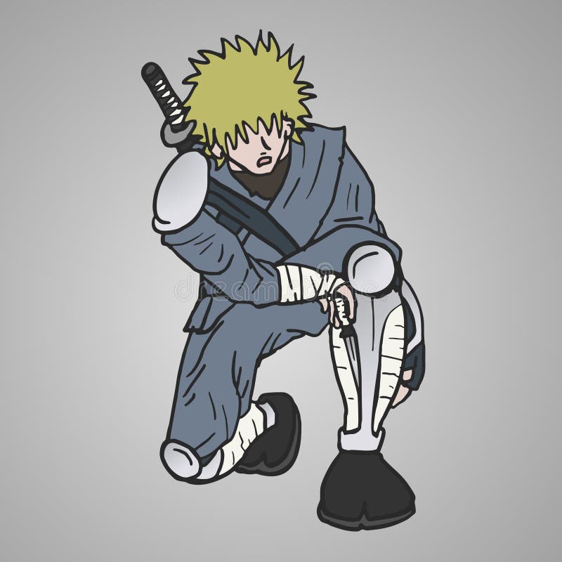 Brave warrior stock illustration. Illustration of comic - 66637190