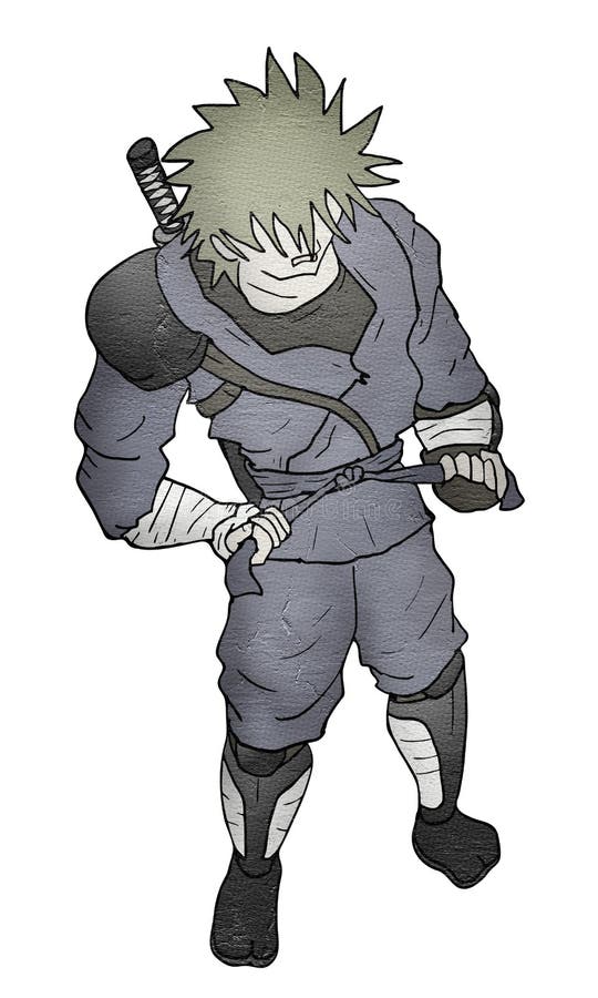 Warrior draw stock illustration. Illustration of warrior - 102203625