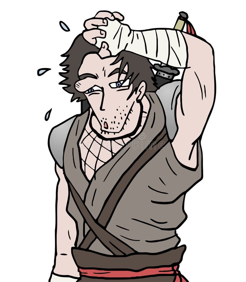 Warrior draw stock vector. Illustration of expression - 73550811