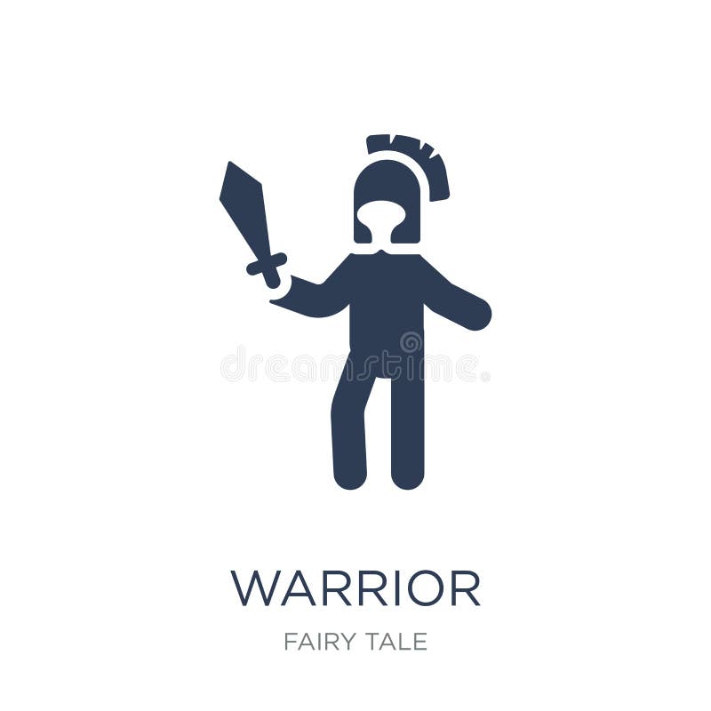 Warrior Icon. Trendy Flat Vector Warrior Icon on White Background from ...