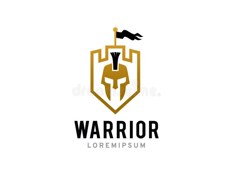 Warrior Logo Symbol or Icon Template Stock Vector - Illustration of ...
