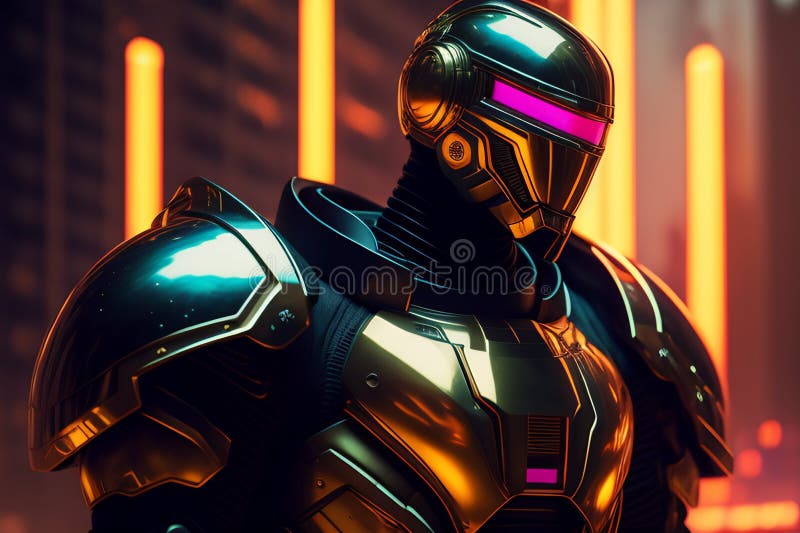 Interstellar Robot in the Form of a Battle Tank Stock Illustration ...