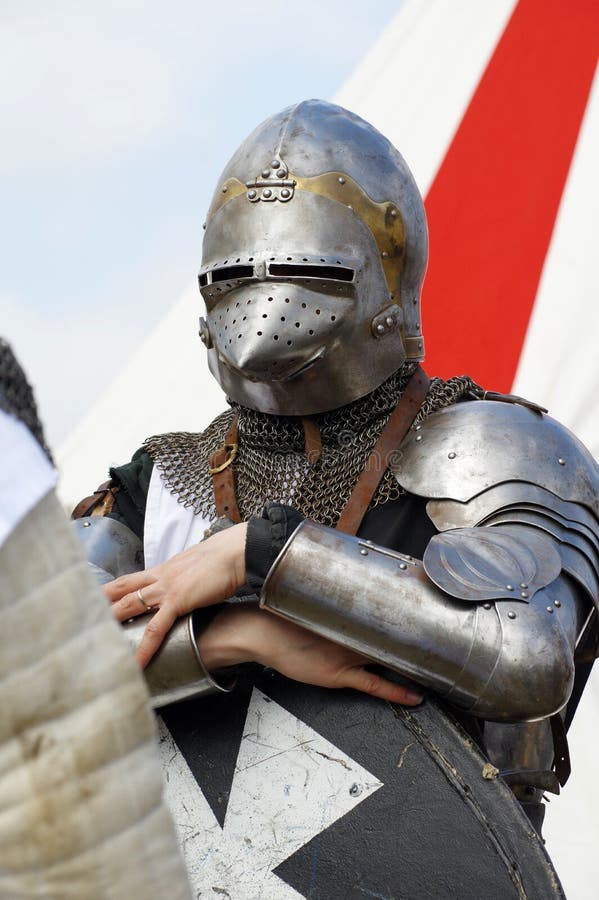 Medieval Armor in the Interior of the Houses of Golden Alley at Prague ...