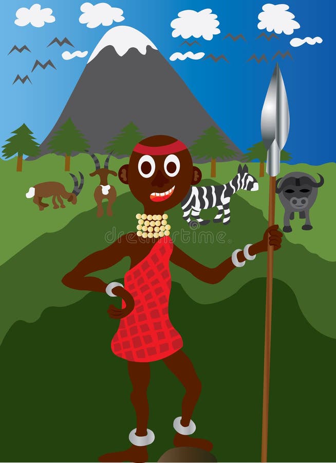 Maasai Stock Illustrations – 330 Maasai Stock Illustrations, Vectors ...