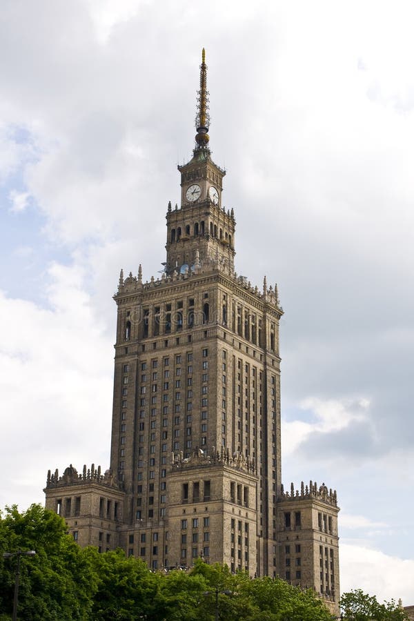 Warsaw building stock image. Image of kultury, travel - 14518049