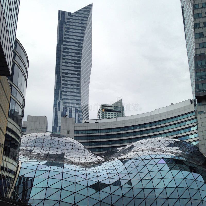 Warsaw buildings editorial image. Image of tower, city - 50558070