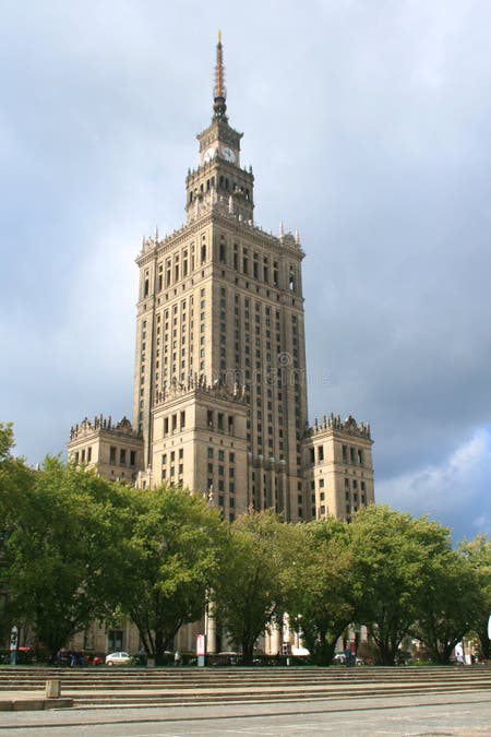 Warsaw - Communist Icon stock image. Image of cold, tall - 16122693