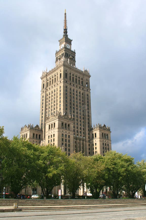 Warsaw - Communist Icon stock image. Image of cold, tall - 16122693