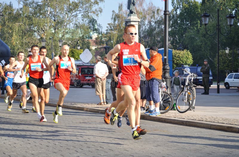 The Pain of the Marathon Race. Editorial Photo - Image of construction ...