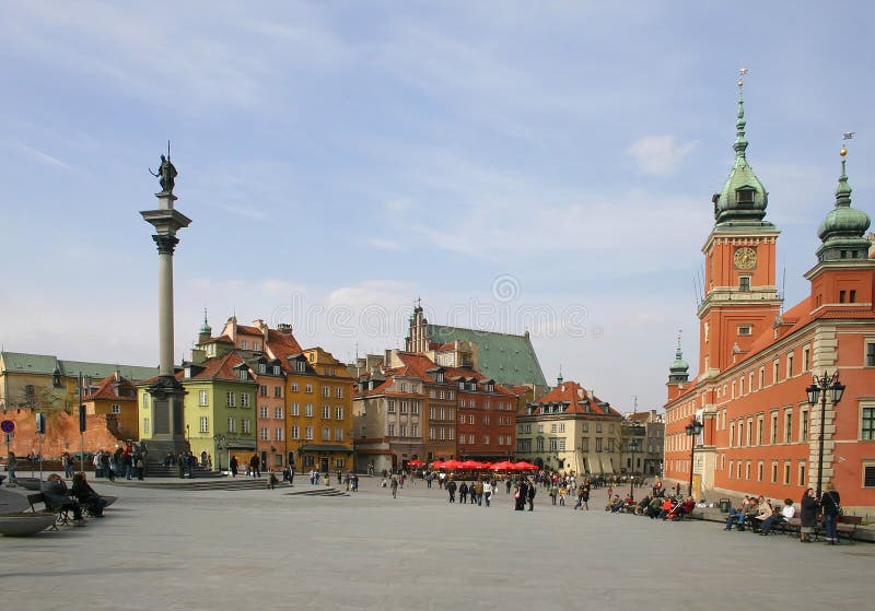 Warsaw, old town stock image. Image of poland, warsaw - 4801507