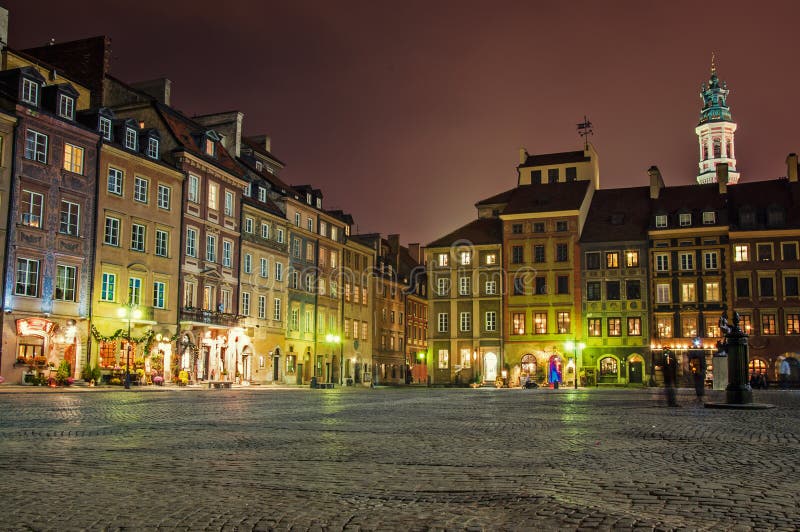 Warsaw stock image. Image of square, sidewalk, home, europe - 33181253