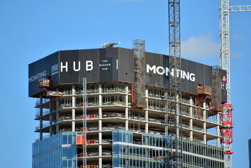 Construction of the Warsaw Hub. the Warsaw HUB Will Comprise 75,000 ...