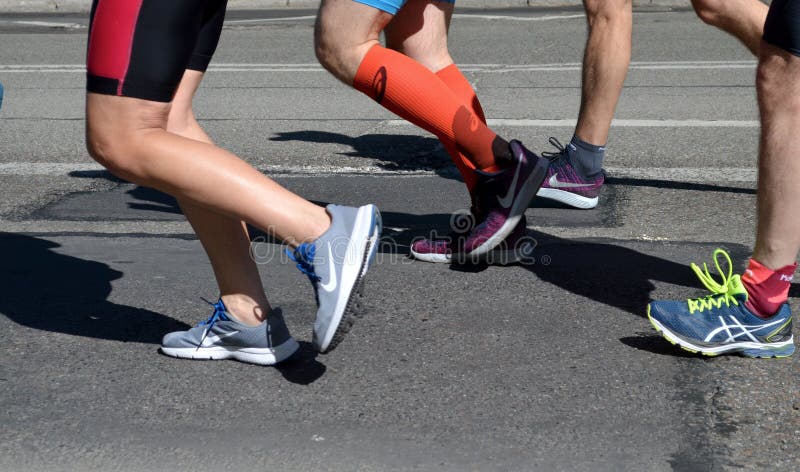 Warsaw, Poland, April, 22,2018 Orlen Warsaw Marathon Editorial Stock ...