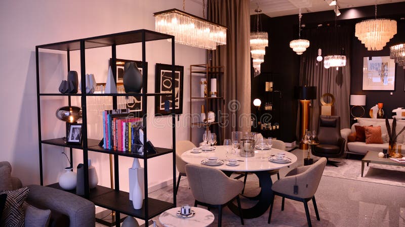 Interior of Almi Decor Store. Editorial Image - Image of february ...