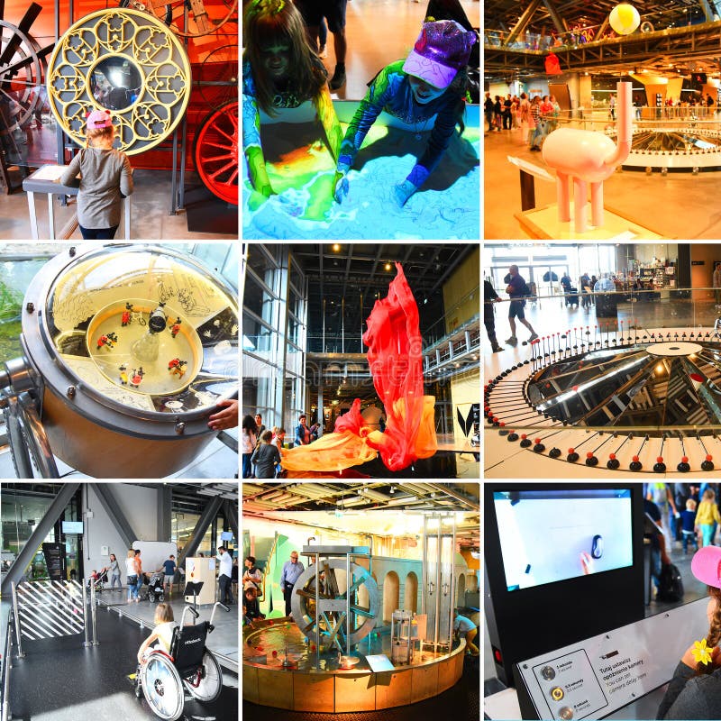 Warsaw, Poland-July 14, 2018: the Copernican Science Center. Developing ...