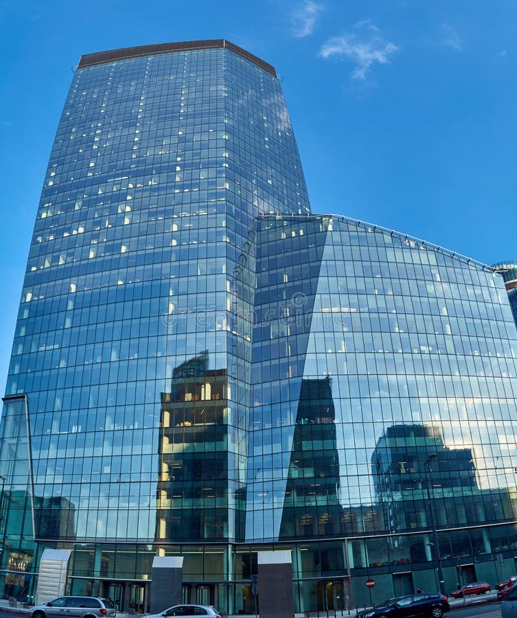 Warsaw, Poland - March 05, 2017: Q22 is a Neomodern Office Building ...