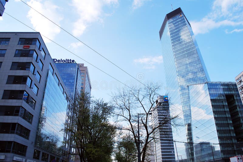 Warsaw Poland,6 May 2016.Q22 Building Editorial Photography - Image of ...