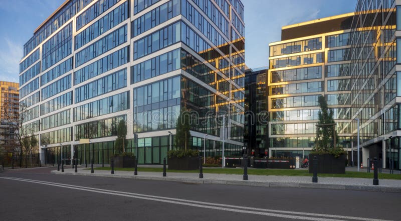 Modern office complex stock photo. Image of building, company - 6825254