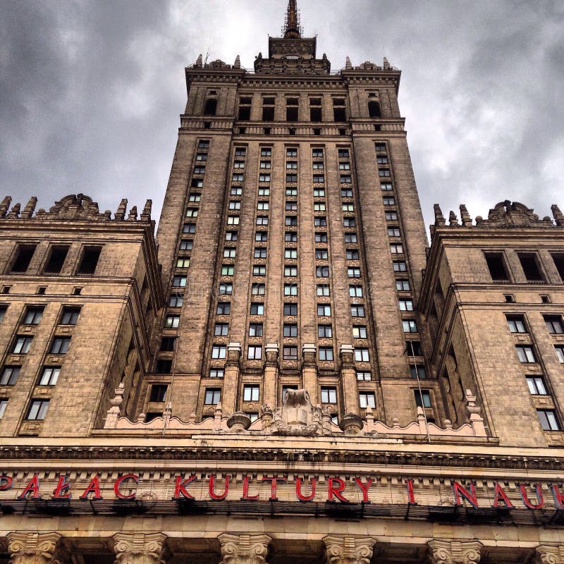 Warsaw skyscraper editorial photo. Image of skyscraper - 50558181