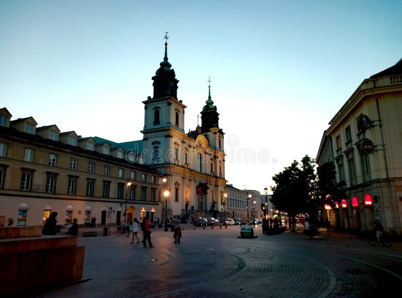 Warshaw editorial stock image. Image of warzsawa, street - 94545884