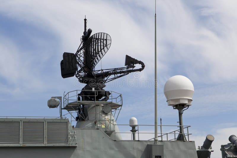 Warship stock image. Image of artillery, technology, station - 96024073