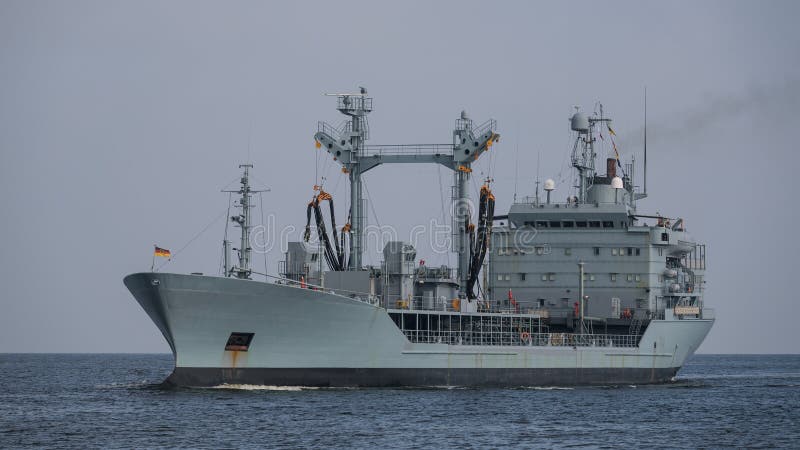 WARSHIP at SEA stock image. Image of freighter, civilization - 262591073