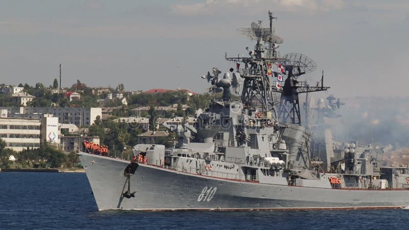 Warships Out of the Sevastopol Base Stock Video - Video of stratagems ...