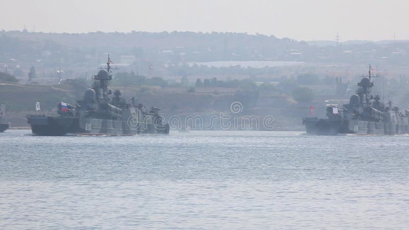Warships Out of the Sevastopol Base Stock Video - Video of stratagems ...