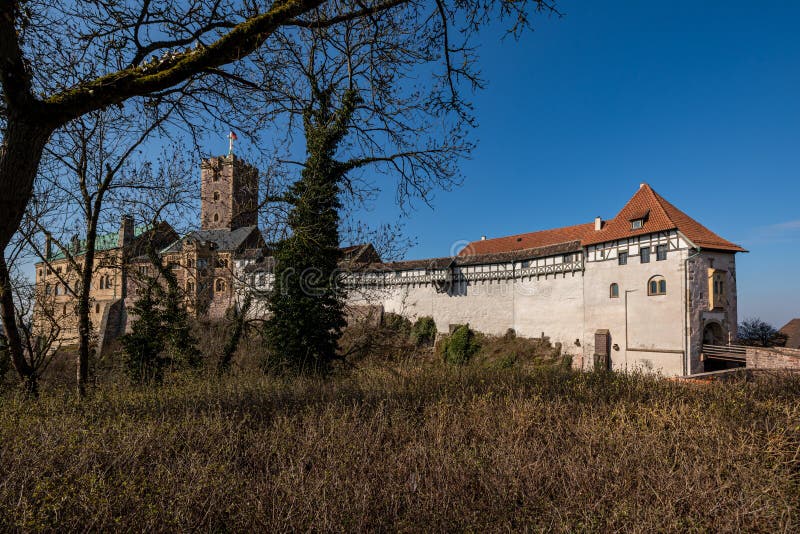 Wartburg Castle in Thuringia Germany Stock Photo - Image of palace ...