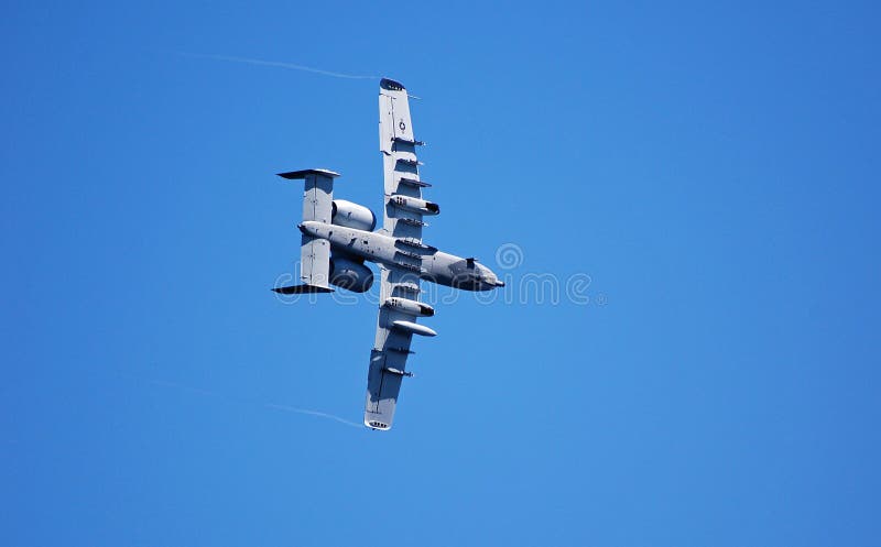 Warthog Plane stock photo. Image of airplane, military - 26038662