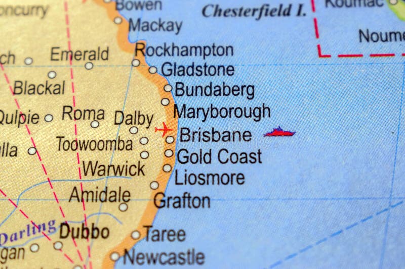 Warwick-Australia Political Map or Administrative Map with Blurry ...