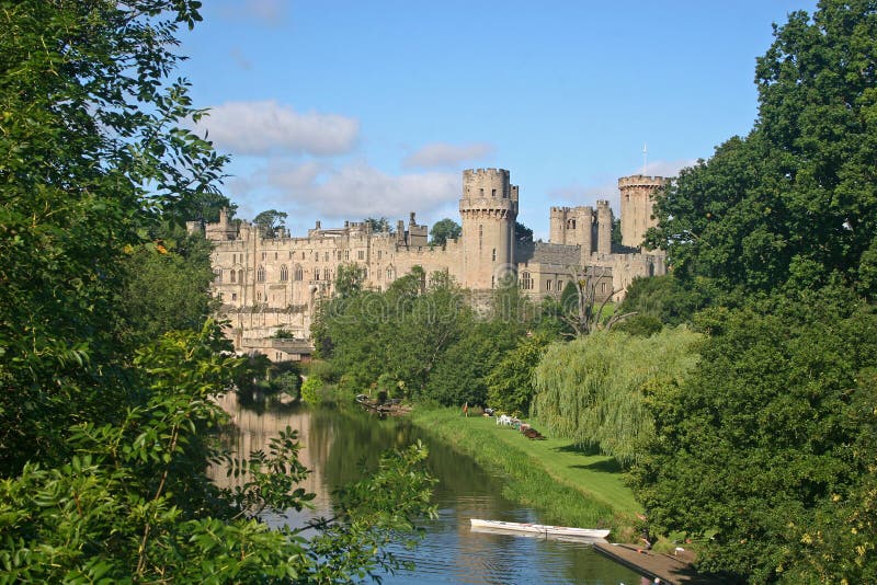 Warwick castle stock photo. Image of tourist, attraction - 16618298
