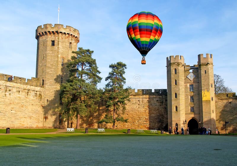 Warwick castle stock photo. Image of adventure, gardens - 3012788
