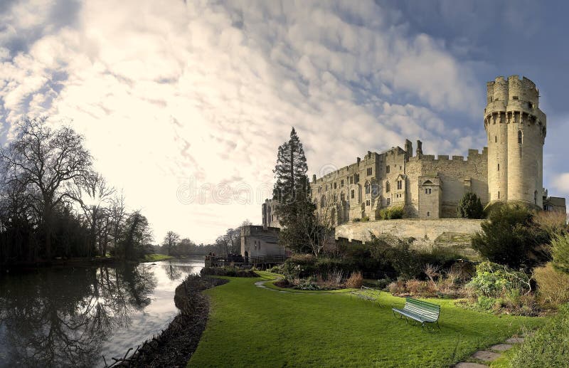 Warwick castle stock image. Image of rivers, warwick, tale - 3978457