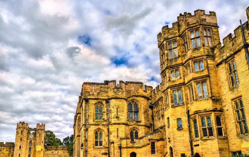Warwick Castle in England stock photo. Image of ramparts - 181109126