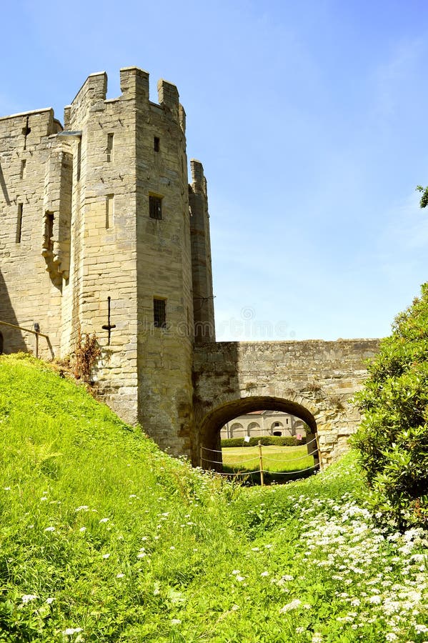 Warwick Castle gatehouse stock image. Image of heritage - 120707991