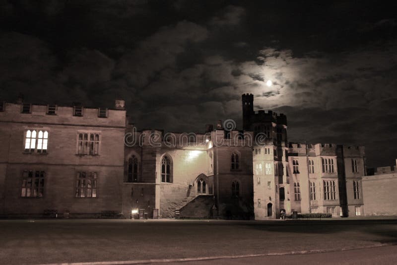 Warwick Castle stock image. Image of ghostly, heritage - 92477753