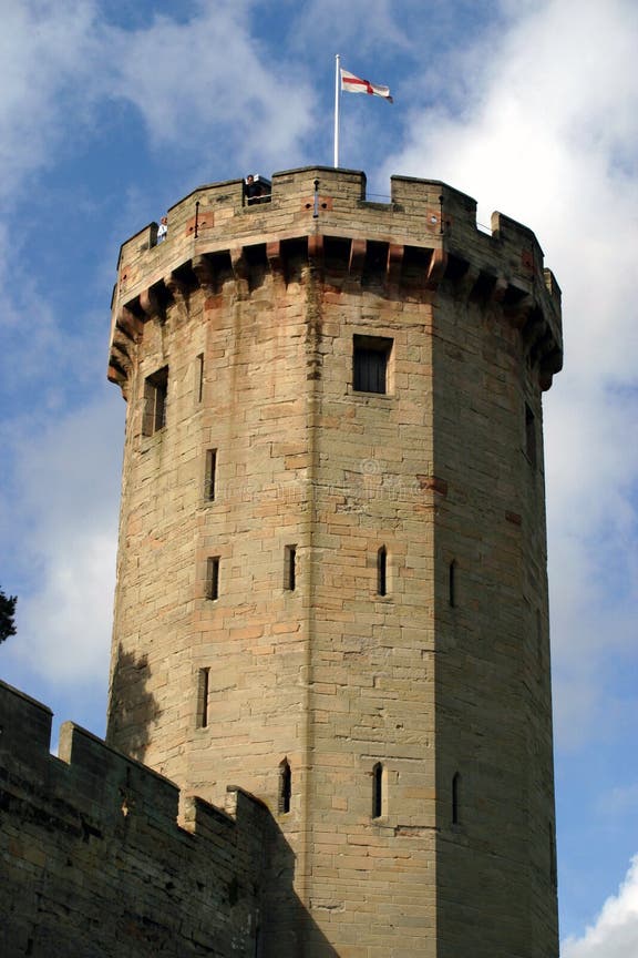 Warwick Castle Tower stock photo. Image of impressive - 4397184