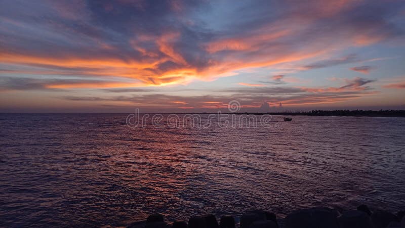 It was a magical evening stock image. Image of morning - 190756277