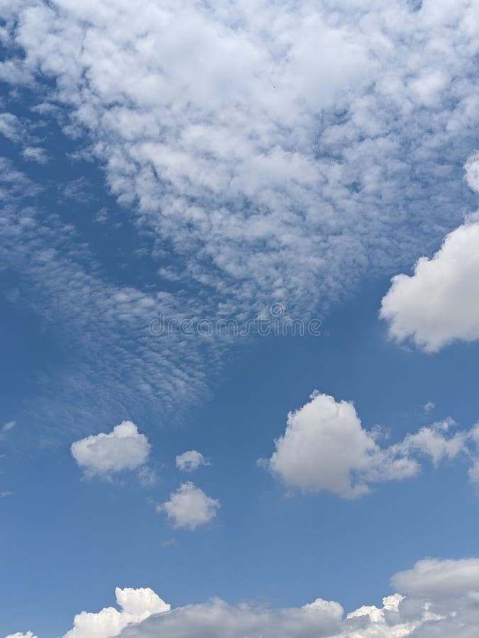 It Was a Very Clear Blue Sky during the Day Stock Photo - Image of ...