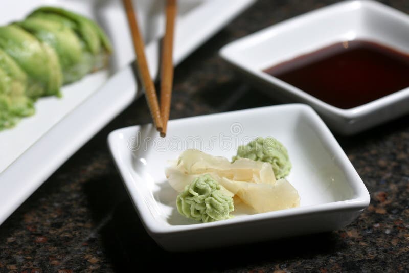 Wasabi & Ginger stock photo. Image of japanese, asian - 448796