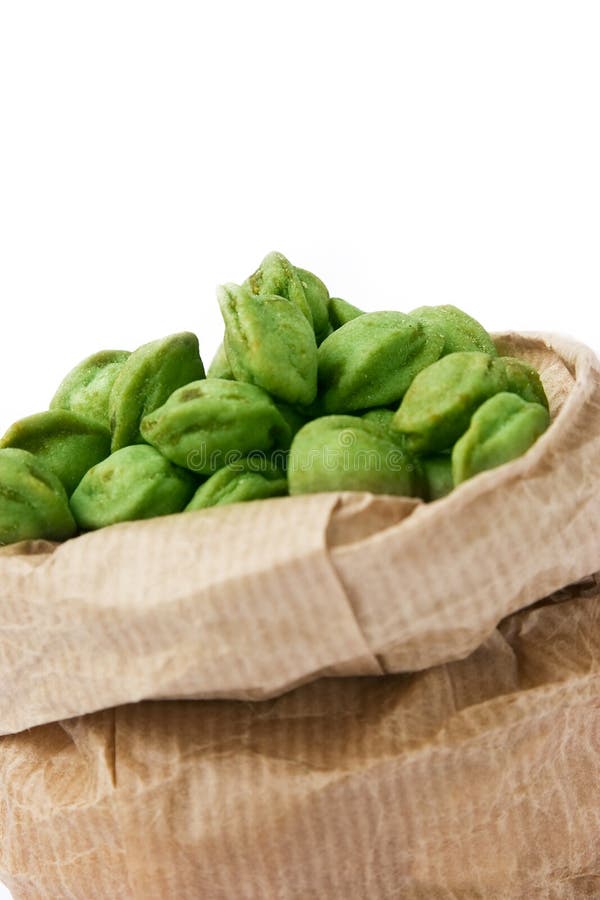 Wasabi Nuts stock photo. Image of asia, nuts, paper, paperbox - 6117246