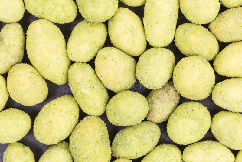 Wasabi nuts background stock photo. Image of crunchy - 144205476