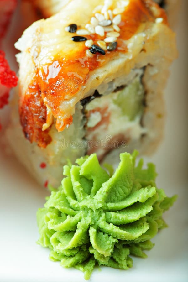 Wasabi stock photo. Image of rice, susi, seafood, fish - 47466556