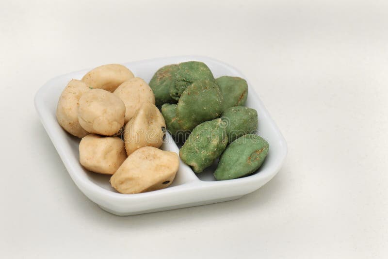 Wasabi snacks stock photo. Image of food, asian, spice - 66930784